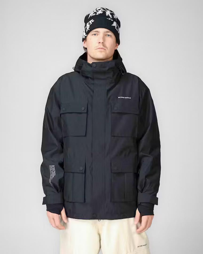 Beyond Medals Black Cargo Winter Jacket – Boutique Adrenaline