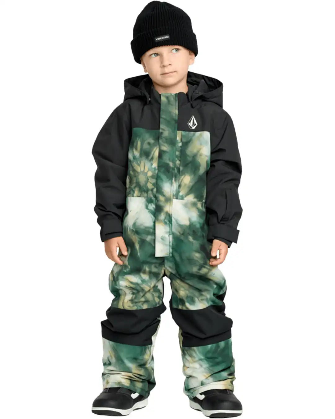 Volcom Little Flurry One Piece Kid's Winter Suit Green – Boutique ...