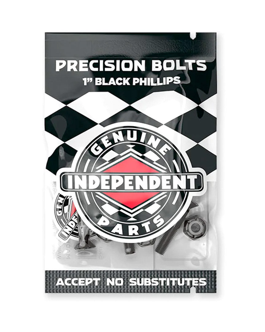 Independent Black 1' Phillips Hardware Skateboard Accessory – Boutique ...